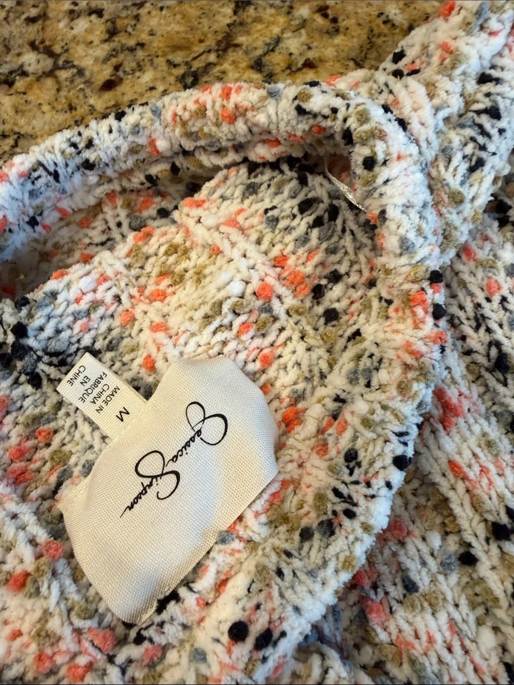 Jessica Simpson | Sweaters | Flawed Jessica Simpson Boxy Confetti ...